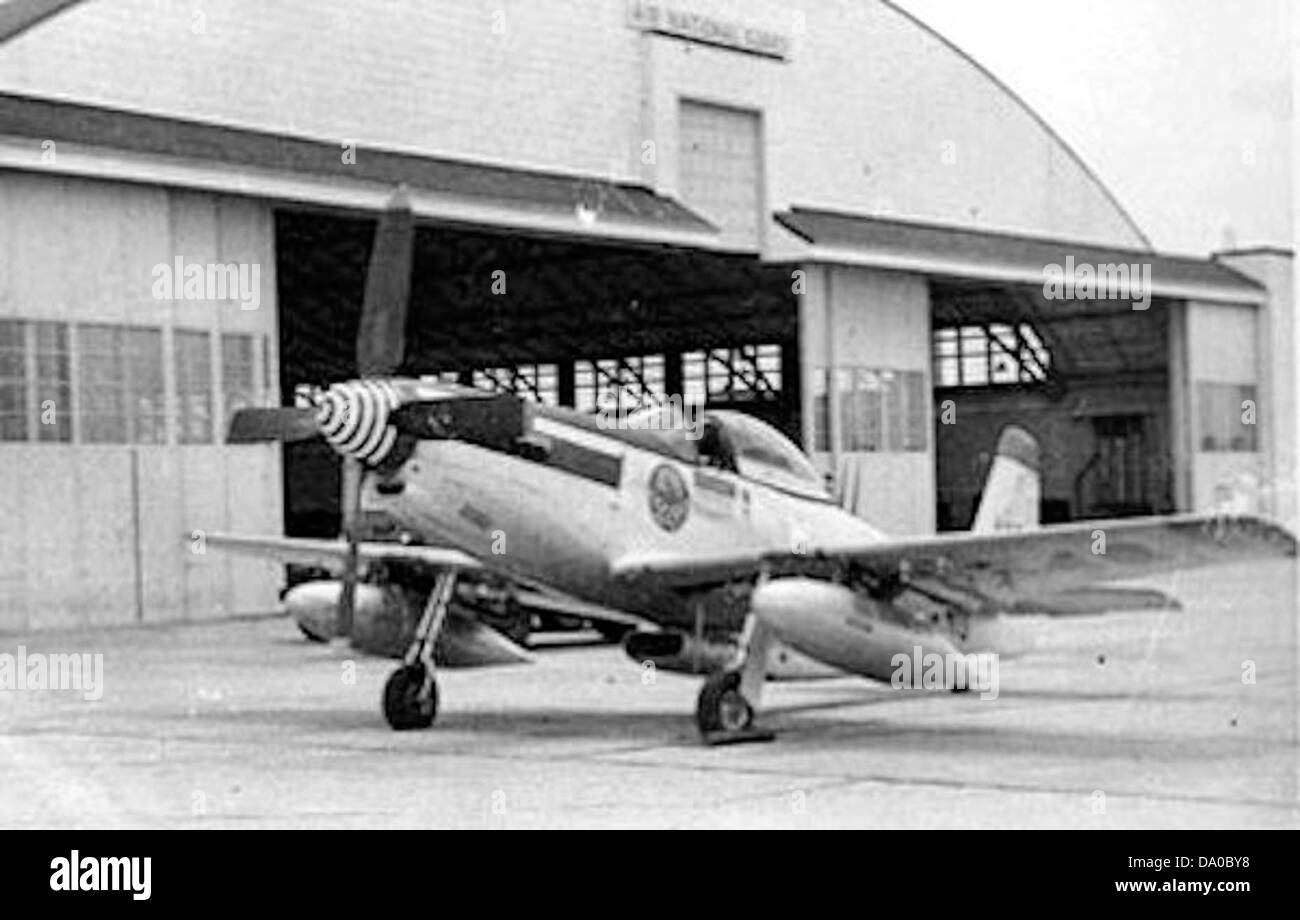 The 158th Fighter Squadron operated the F-51H Mustang, a post-World War ...