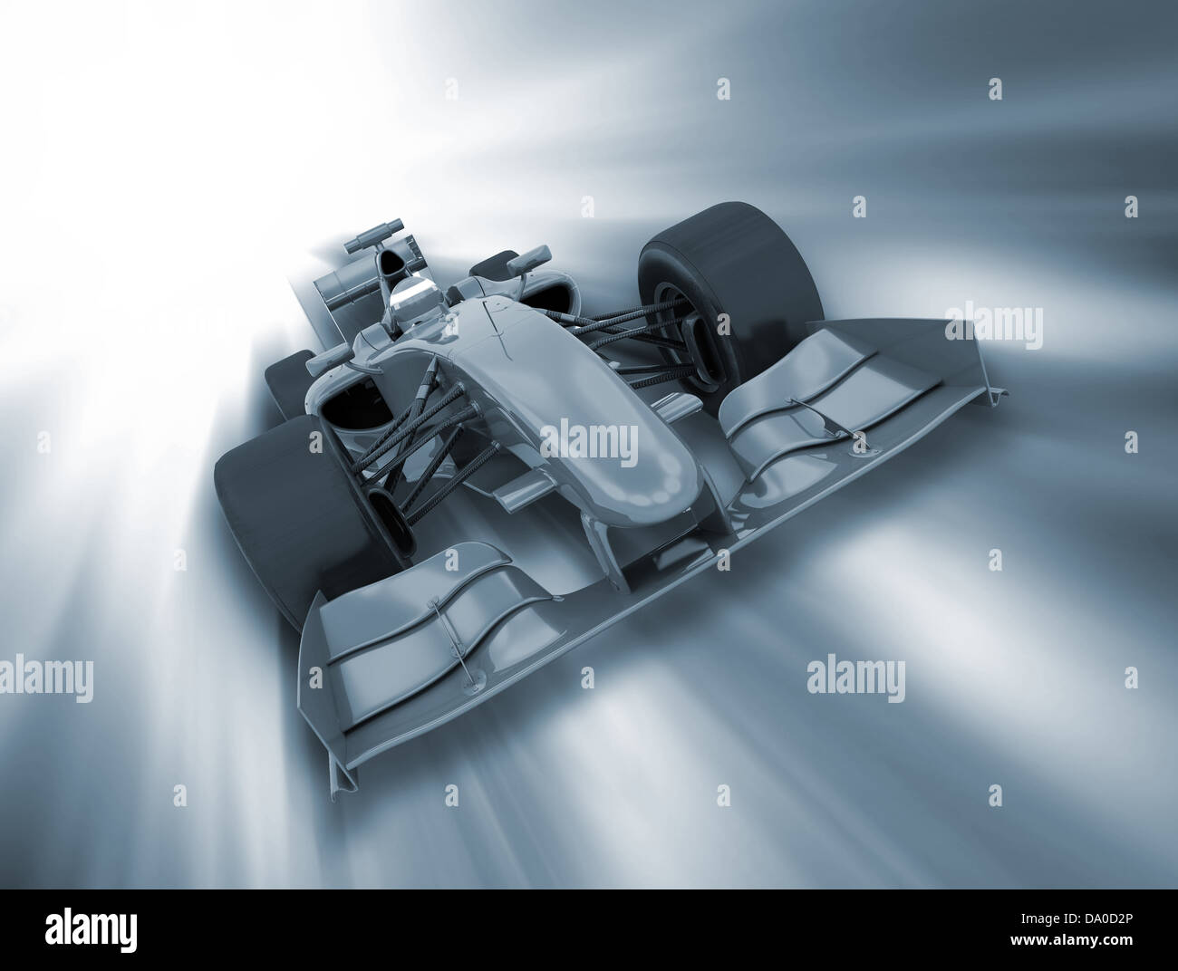 3D render of a formula one car on a motion background Stock Photo - Alamy