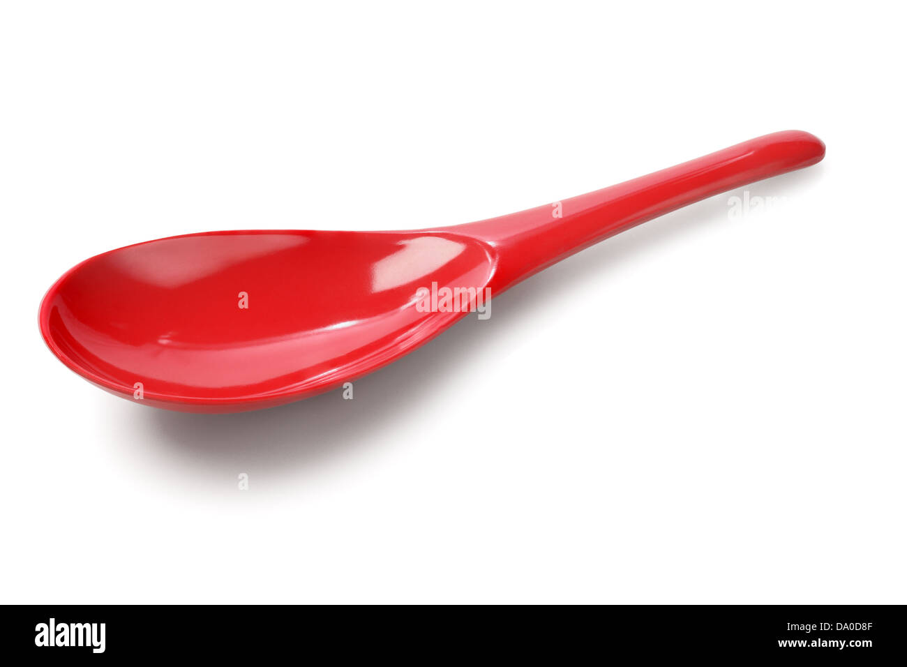 Red plastic spoon Cut Out Stock Images & Pictures - Alamy