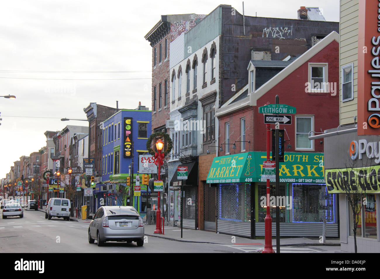 Commercial streets philadelphia hi-res stock photography and images - Alamy