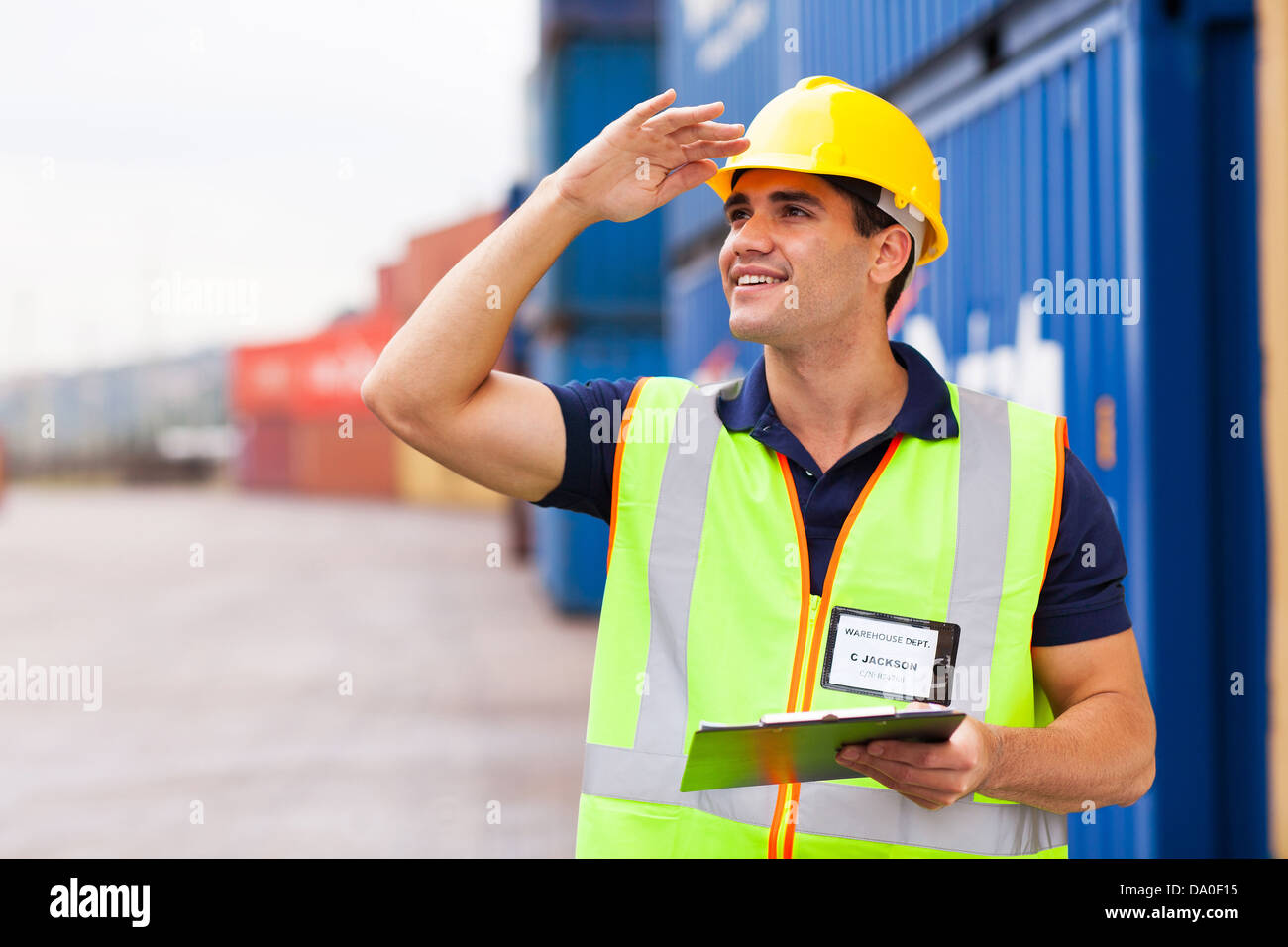 Warehouse safety vest and helmet hi-res stock photography and images ...