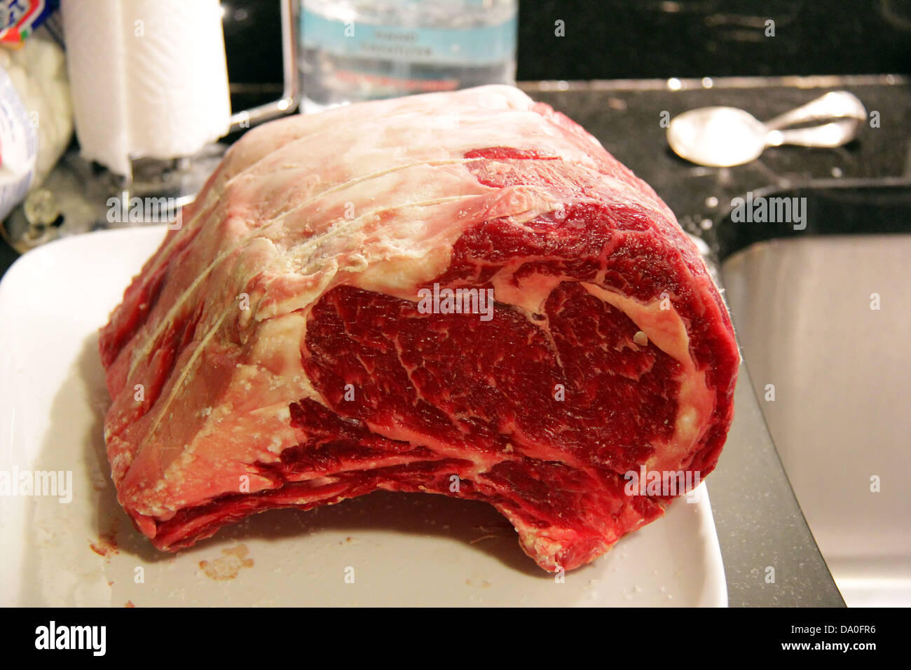 Rib eye steak cut Stock Photo - Alamy