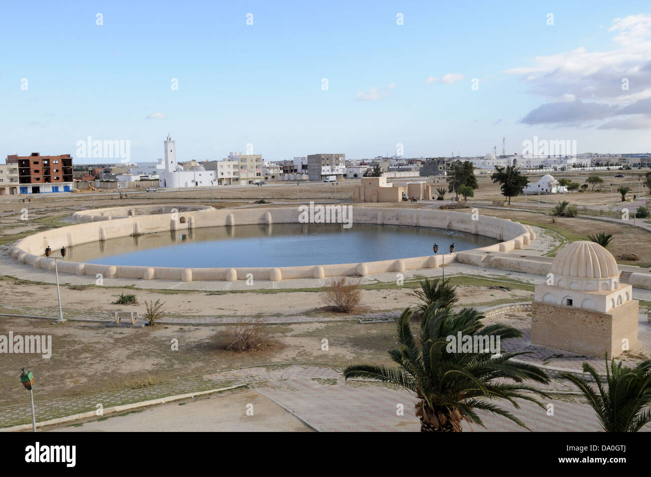 one of the Aghilad Basins pools Kairouan tunisia Stock Photo - Alamy