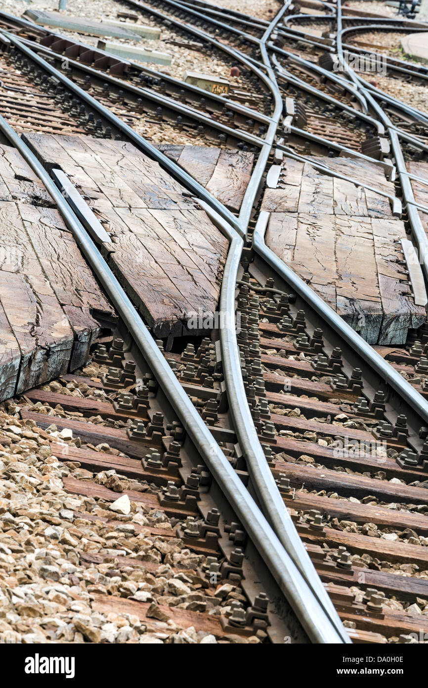 Railway Track Junction High Resolution Stock Photography and Images - Alamy