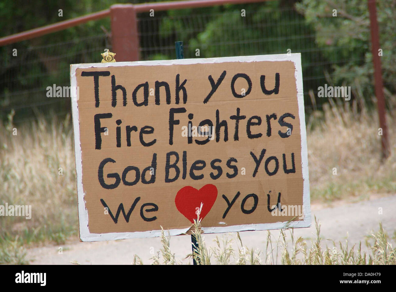 Thank you fire firefighters hi-res stock photography and images - Alamy