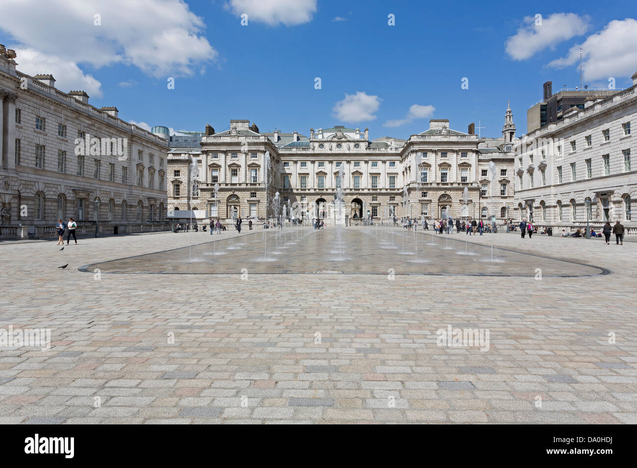 Courtyard at the Somerset House in London Stock Photo - Alamy