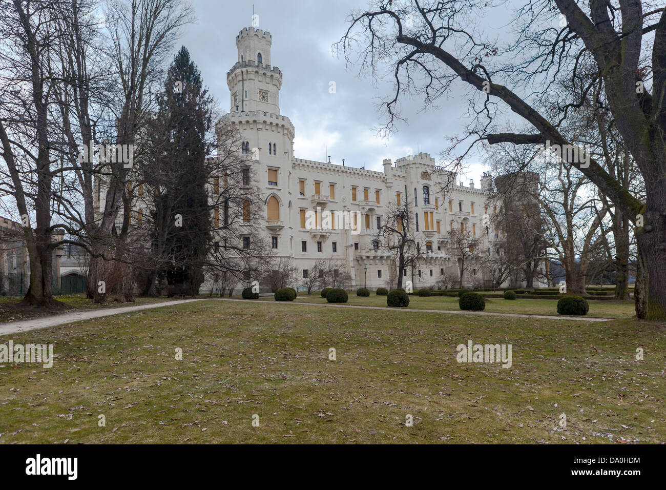 The chateau of Hluboka was originally founded as a guarding castle in ...