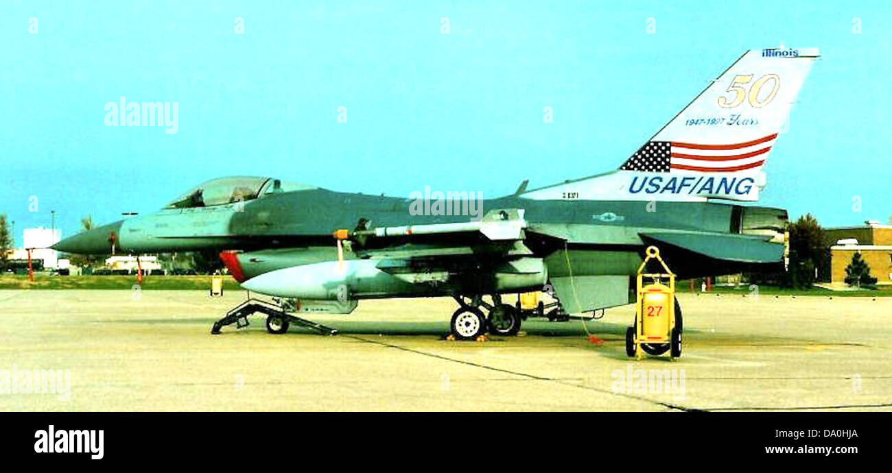 170th Fighter Squadron - 50th Anniversary F-16 Stock Photo - Alamy