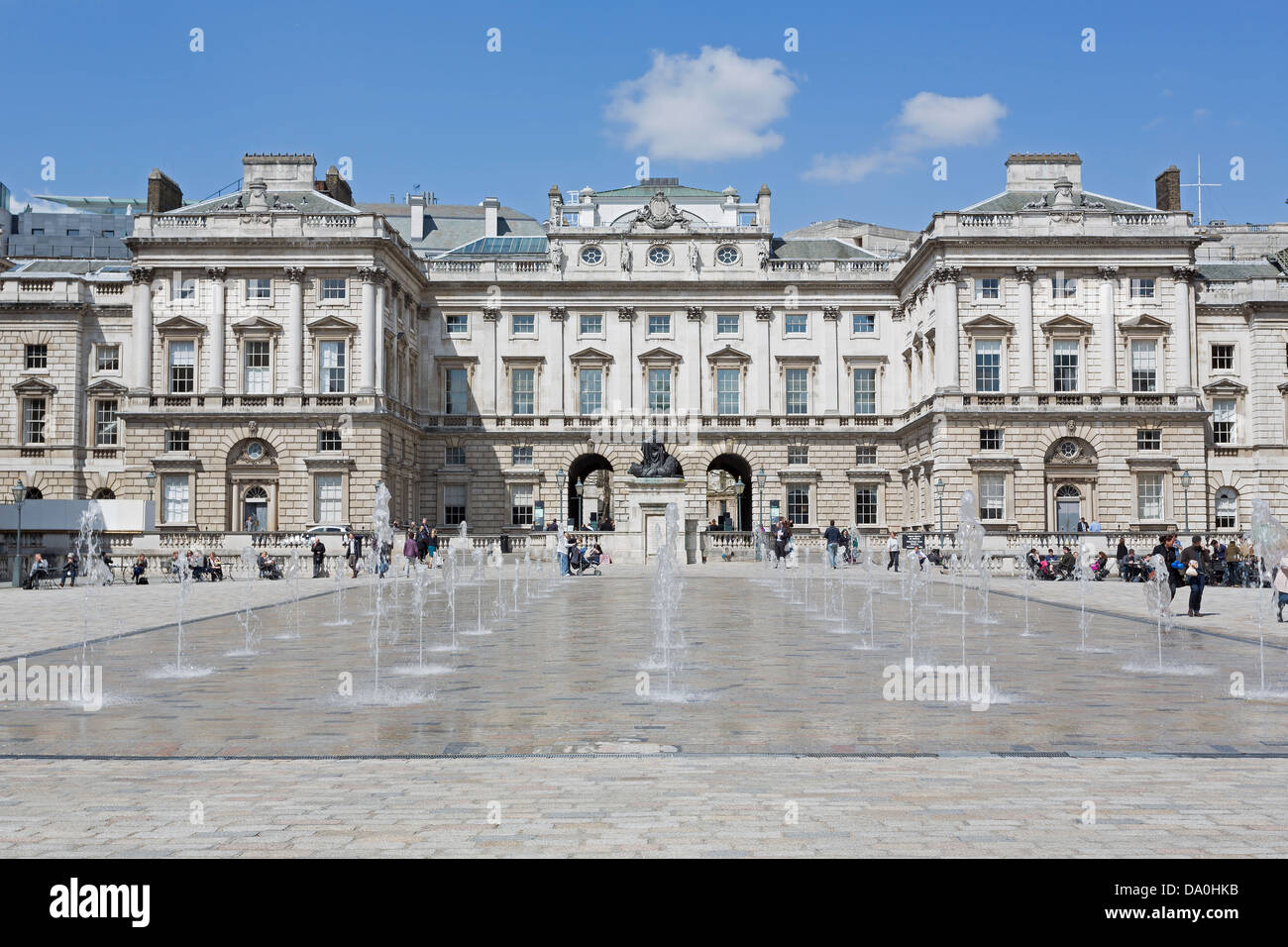 Courtyard at the Somerset House in London Stock Photo - Alamy