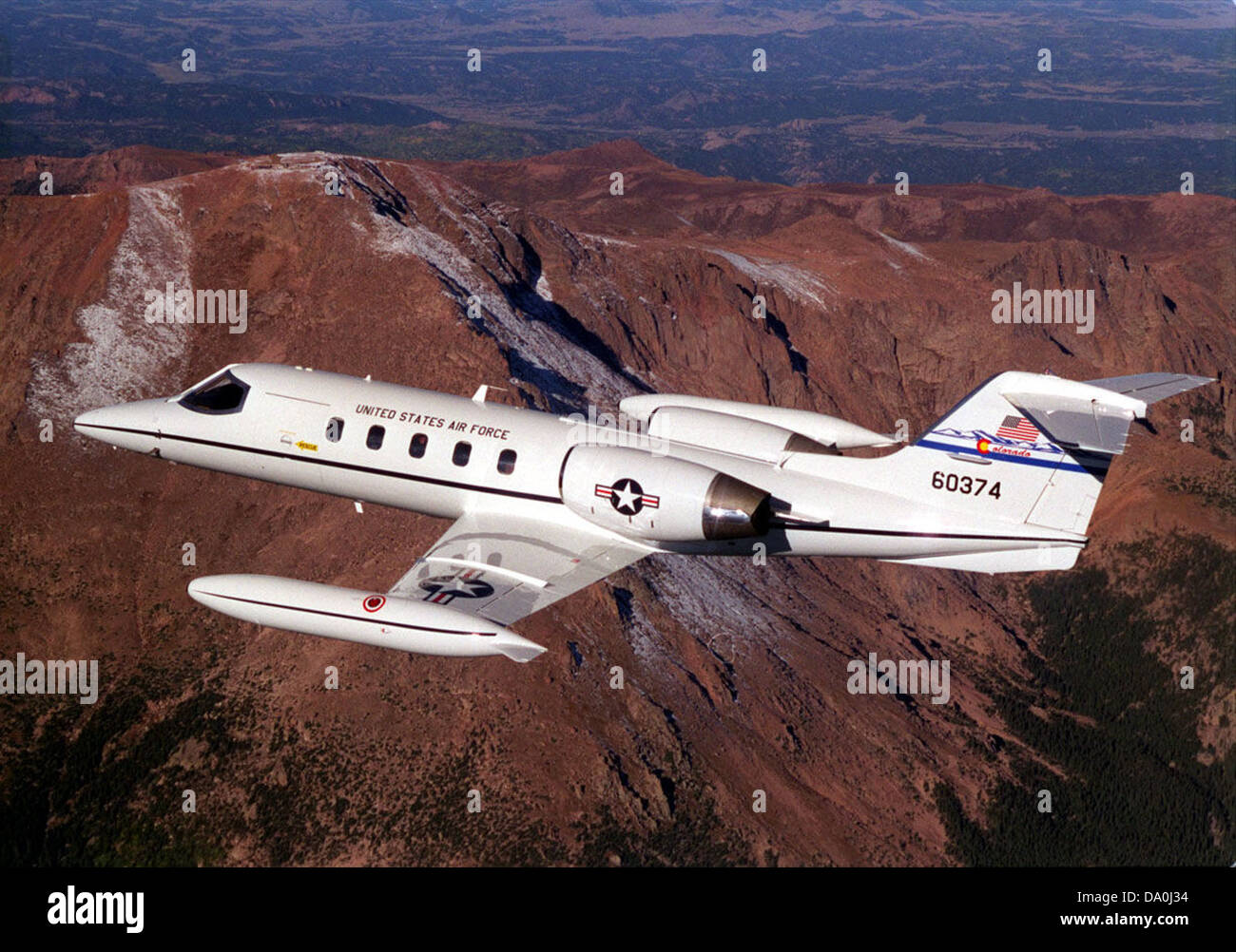 The 200th Airlift Squadron operates the C-21A Learjet, a military ...