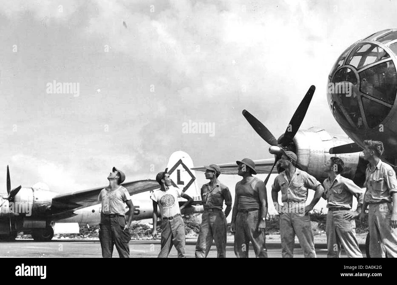 331st Bombardment Group Northwest Field Guam 1945 Stock Photo - Alamy