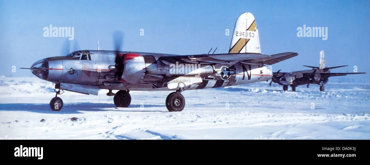 The 397th Bombardment Group operated the Martin B-26B-55-MA Marauder ...