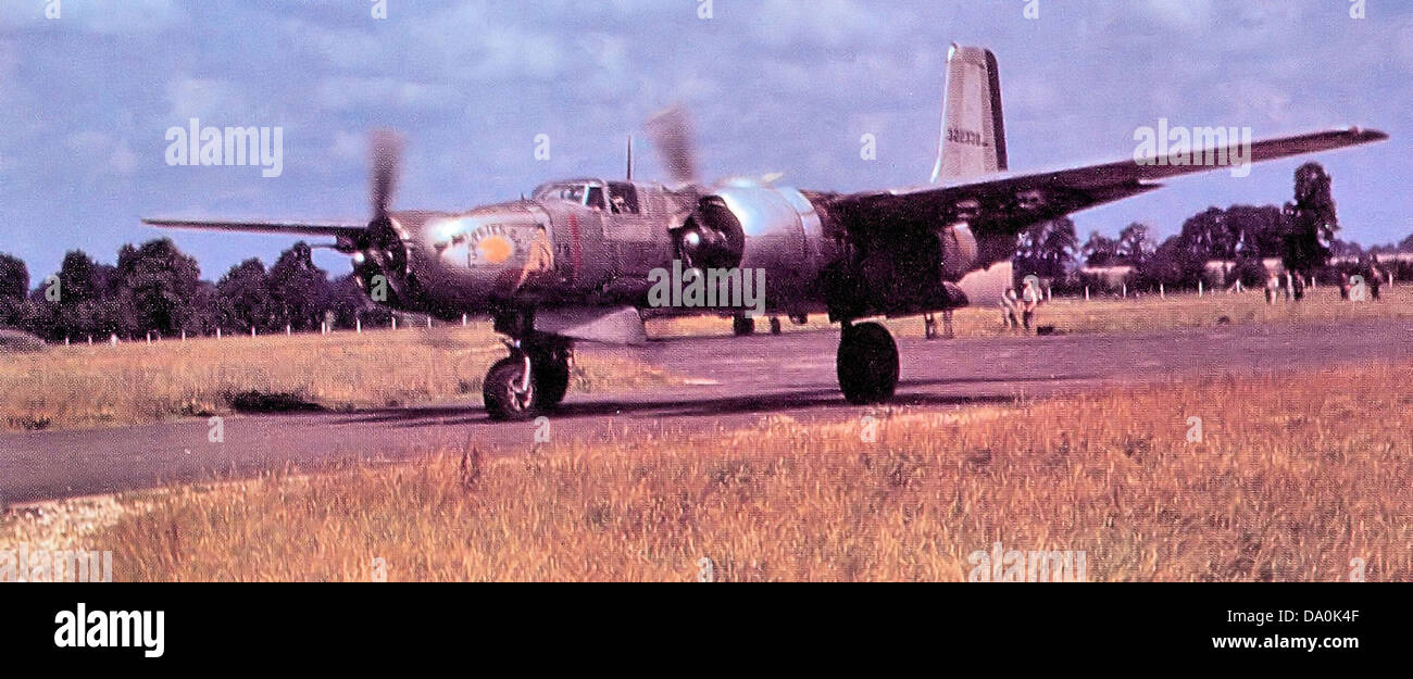The 416th Bombardment Group operated the Douglas A-26 Invader during ...