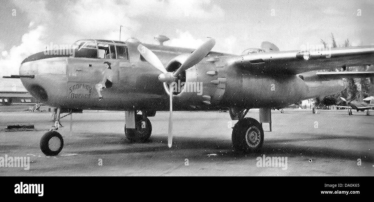 4th Reconnaissance Squadron B-25G Mitchell 1943 Stock Photo - Alamy