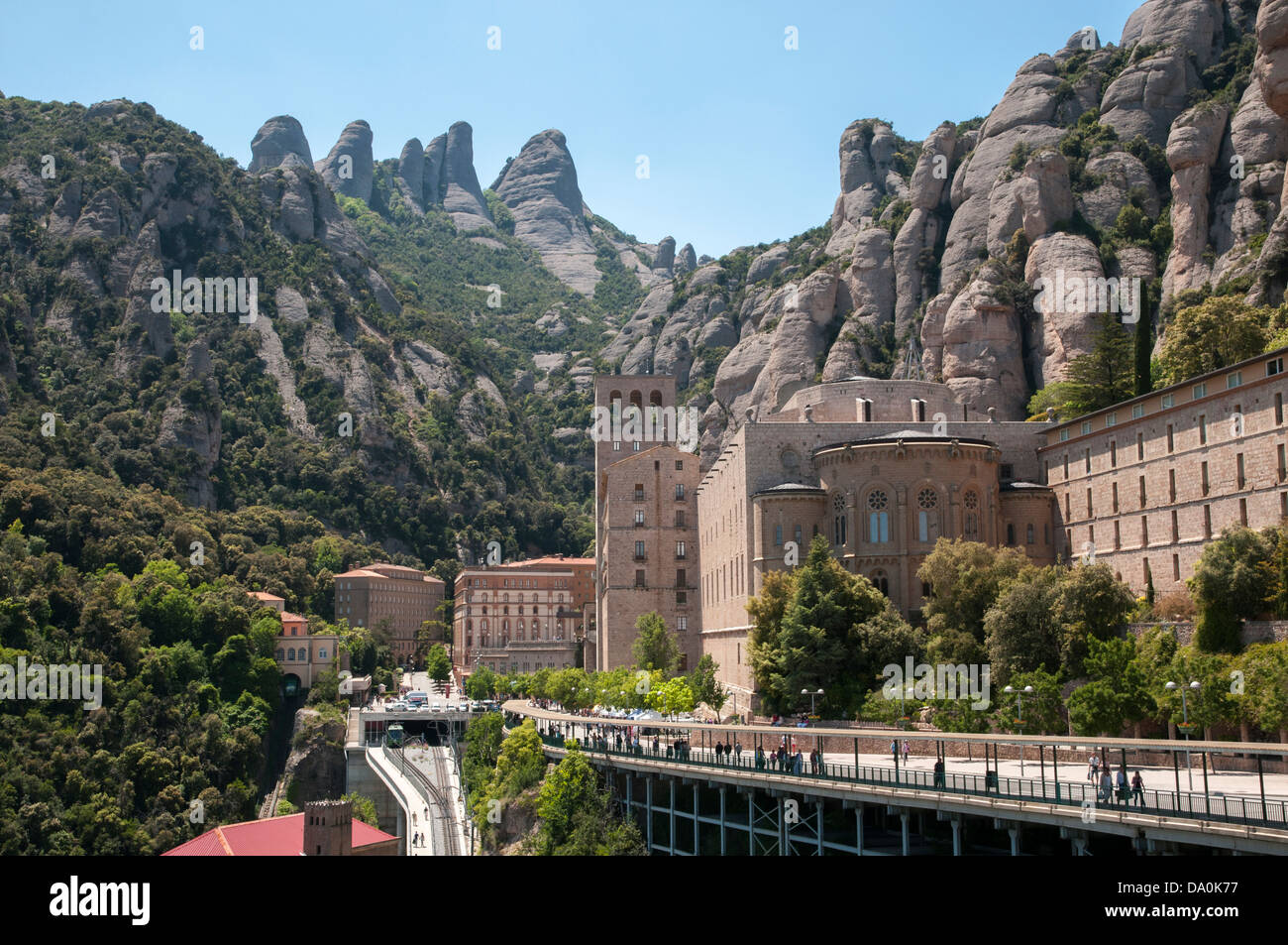 Montserrat monastery in Barcelona Stock Photo - Alamy