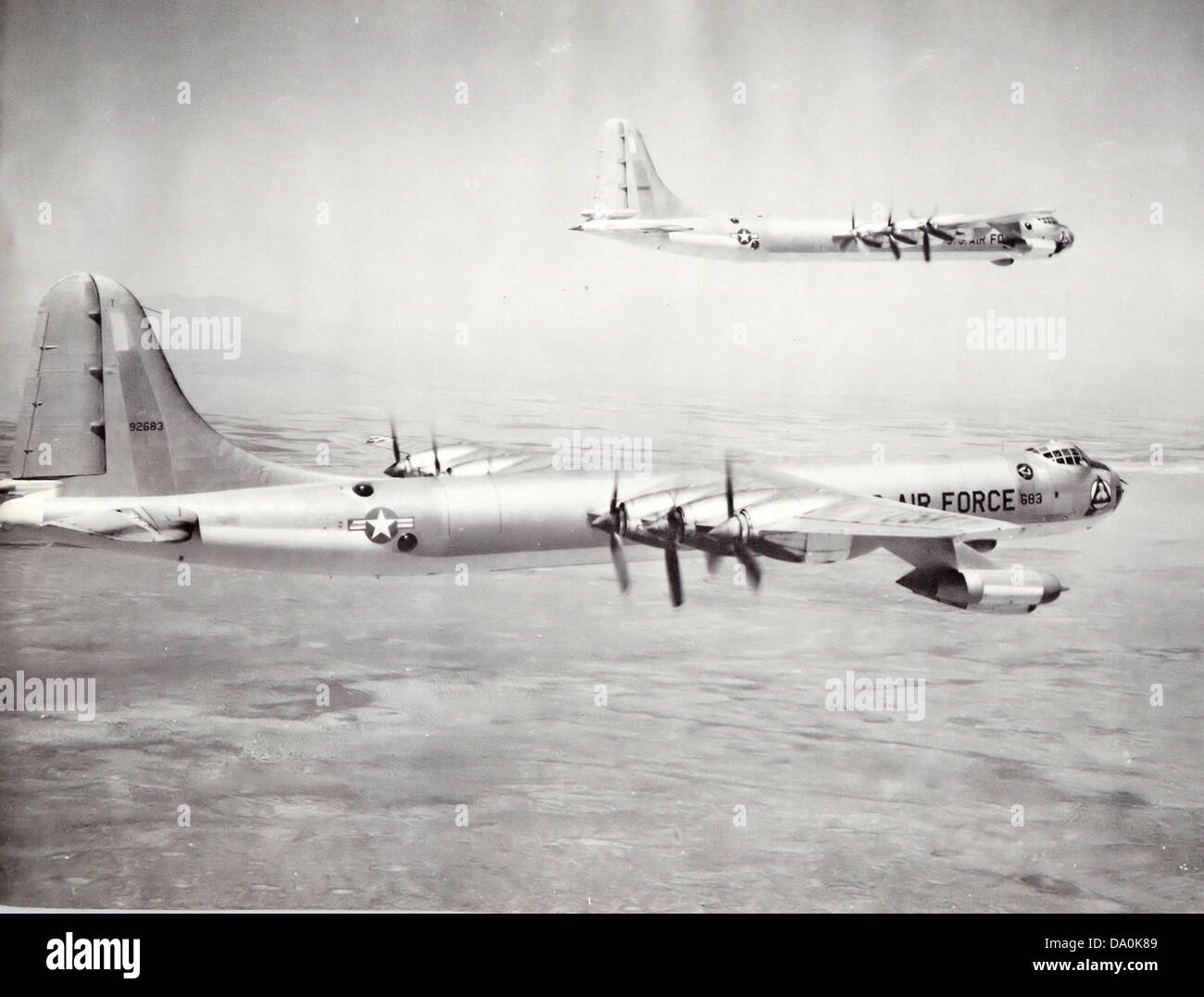 The 6th Bombardment Wing operated the Convair B-36F-5-CF Peacemaker, a ...