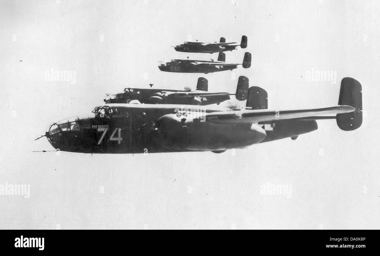 The 77th Bomb Squadron operated B-25 Mitchell bombers from Shemya Air ...