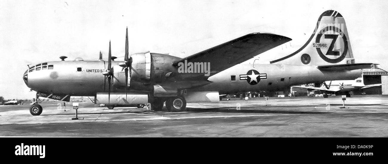 The 90th Bombardment Wing operated the Boeing B-29-100-BW Superfortress ...
