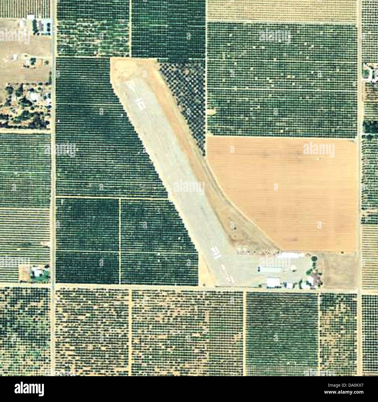 Eckert Field Airport in California served as a small regional airfield ...