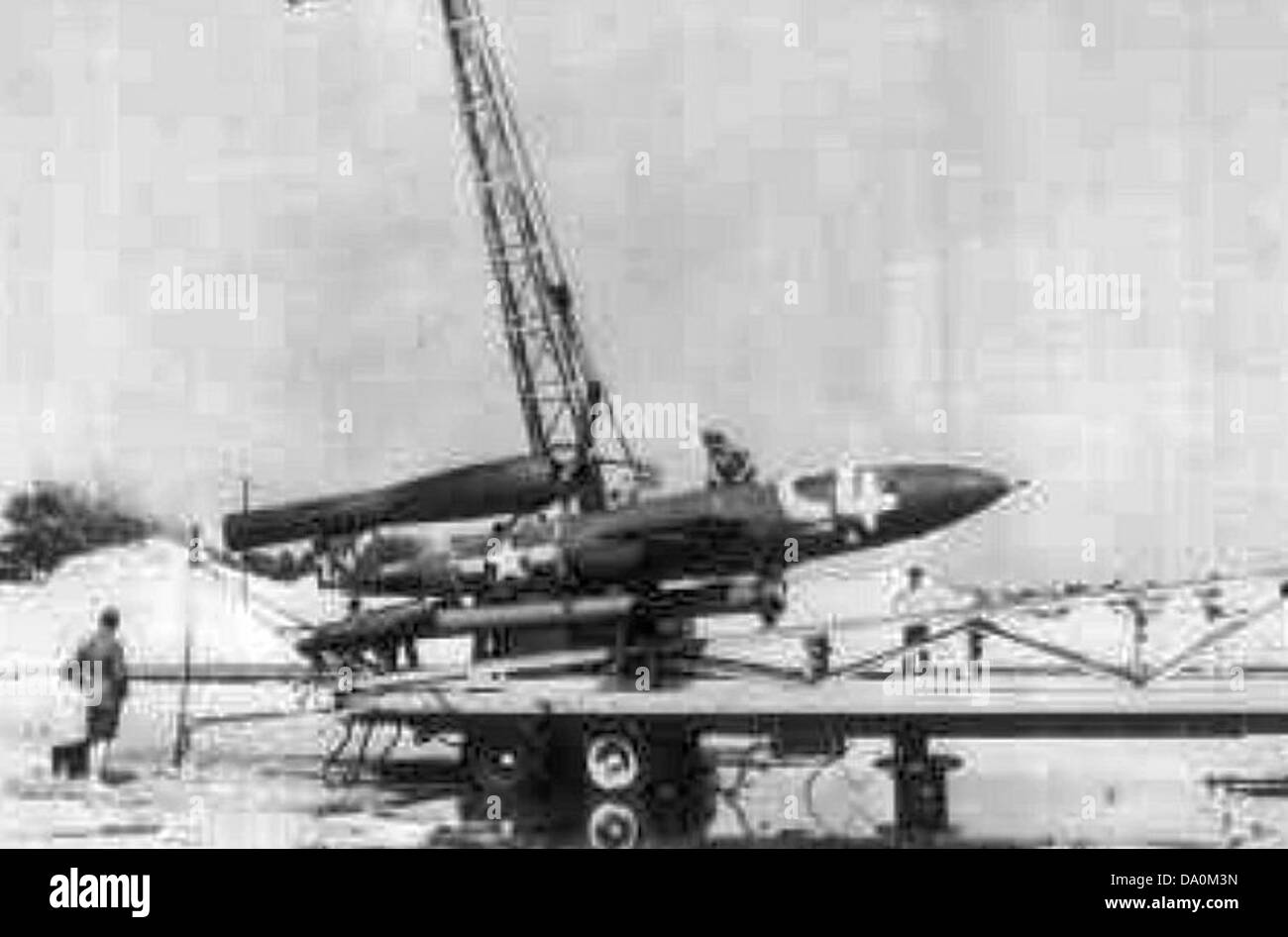 The JB-2, an American jet-propelled missile, was tested at Eglin Air ...