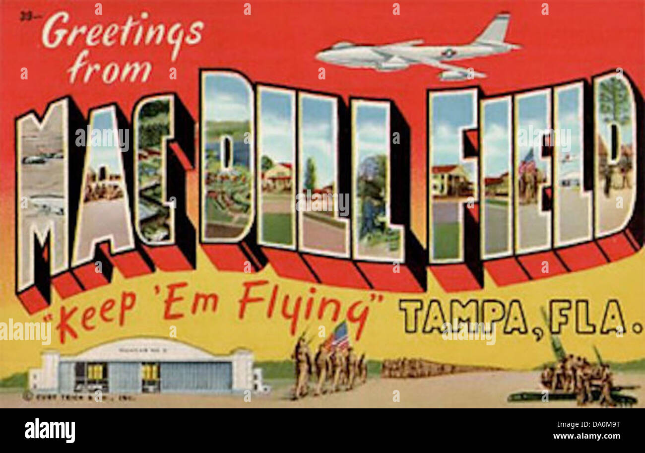 MacDill Field, located in Florida, is a prominent U.S. Air Force base ...