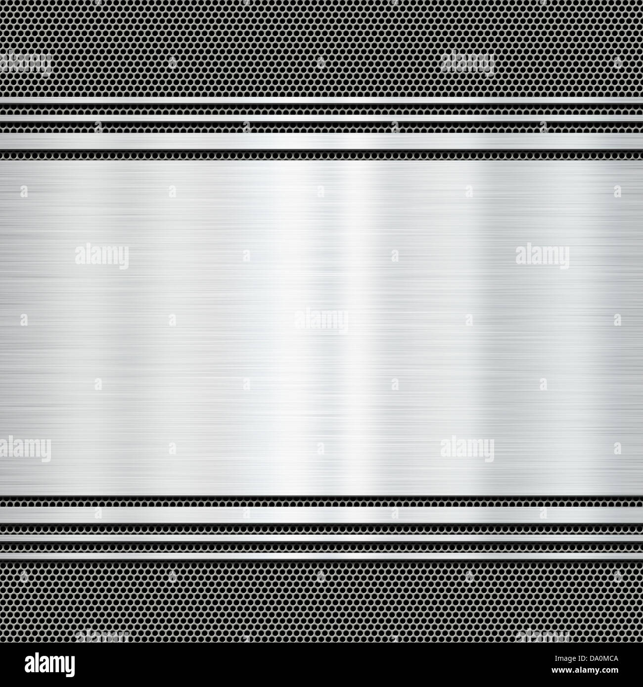 Shiny metal plate on a grunge background Stock Photo - Alamy