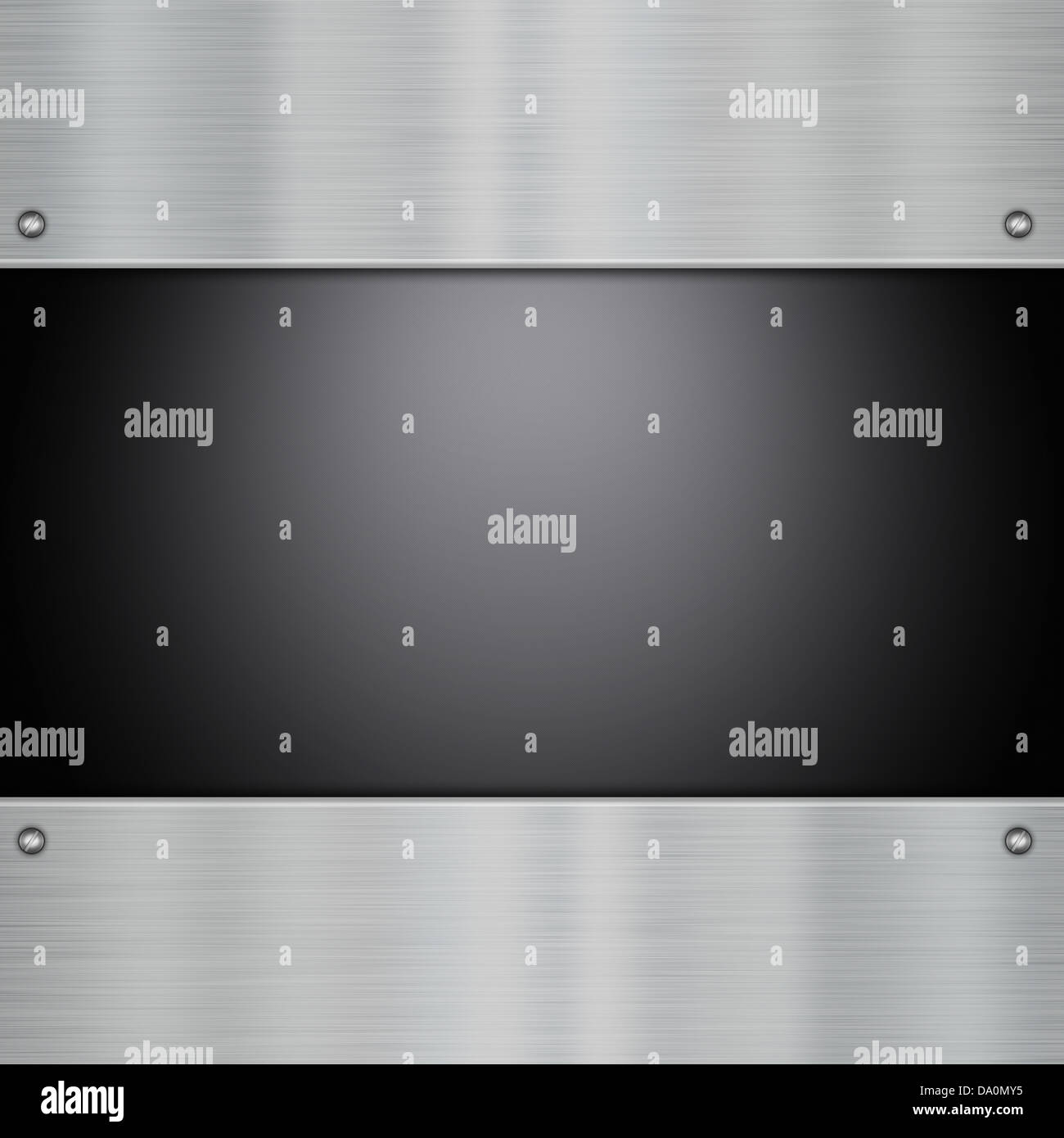 Shiny metal plates on a carbon fibre background Stock Photo - Alamy