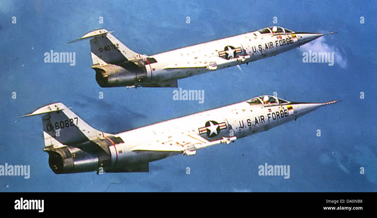 The 319th Fighter-Interceptor Squadron operated the Lockheed F-104A ...