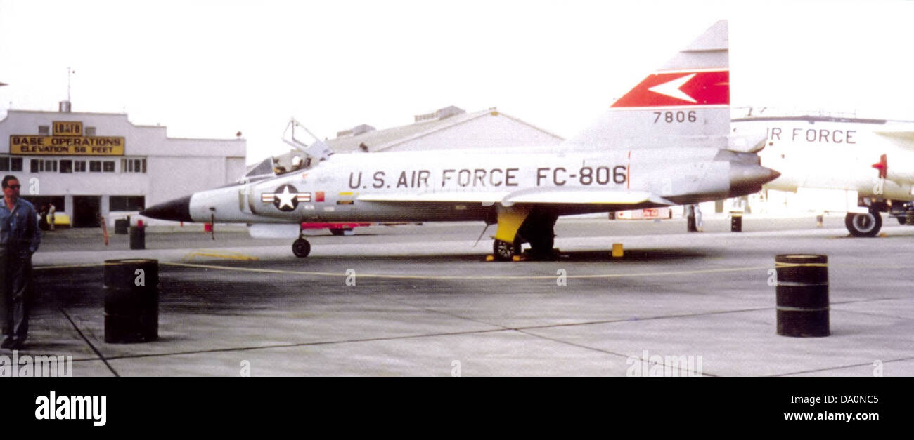 The Convair F-102A-90-CO Delta Dagger, serial 57-8062, served with the ...