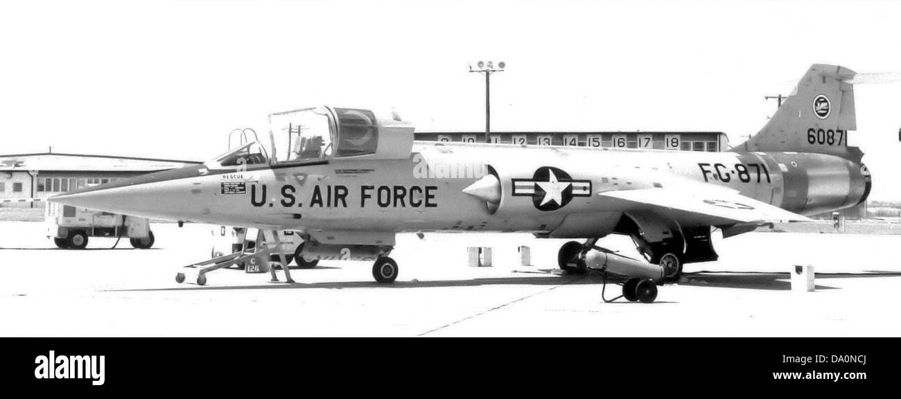 The 331st Fighter-Interceptor Squadron operated the F-104A Starfighter ...