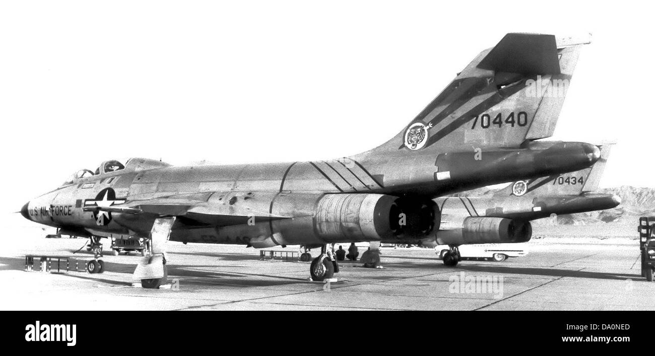The 437th Fighter-Interceptor Squadron operated McDonnell F-101B Voodoo ...