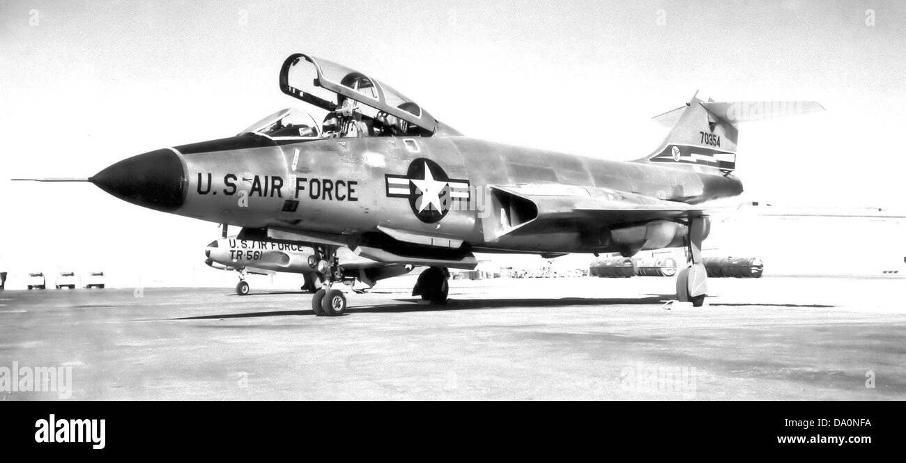 The 444th Fighter-Interceptor Squadron operated the McDonnell F-101B ...