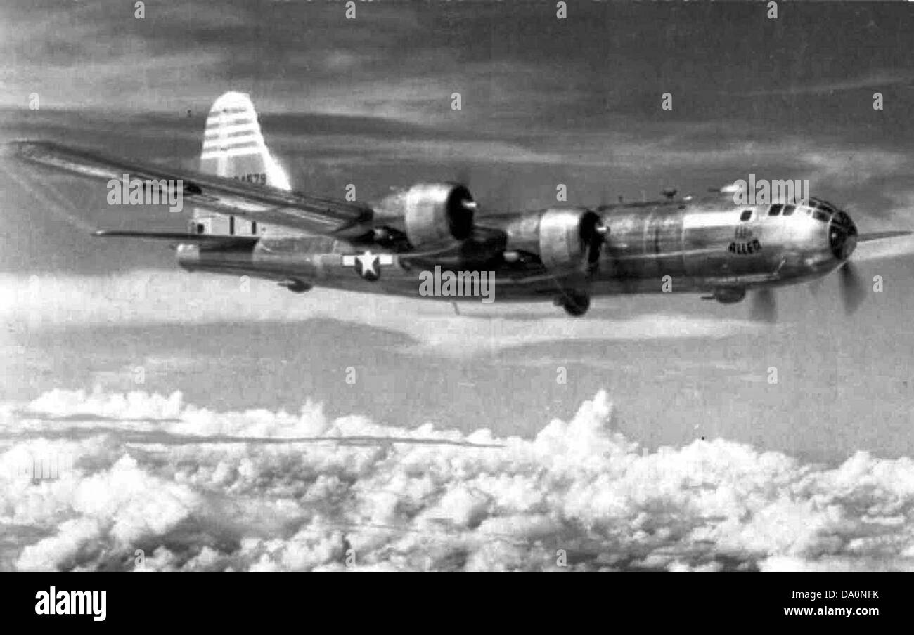 Boeing b 29 superfortress heavy bombers Black and White Stock Photos ...