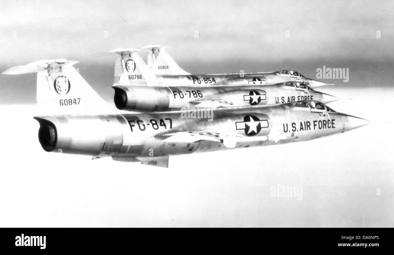 The 538th Fighter-Interceptor Squadron operated the F-104 Starfighter ...