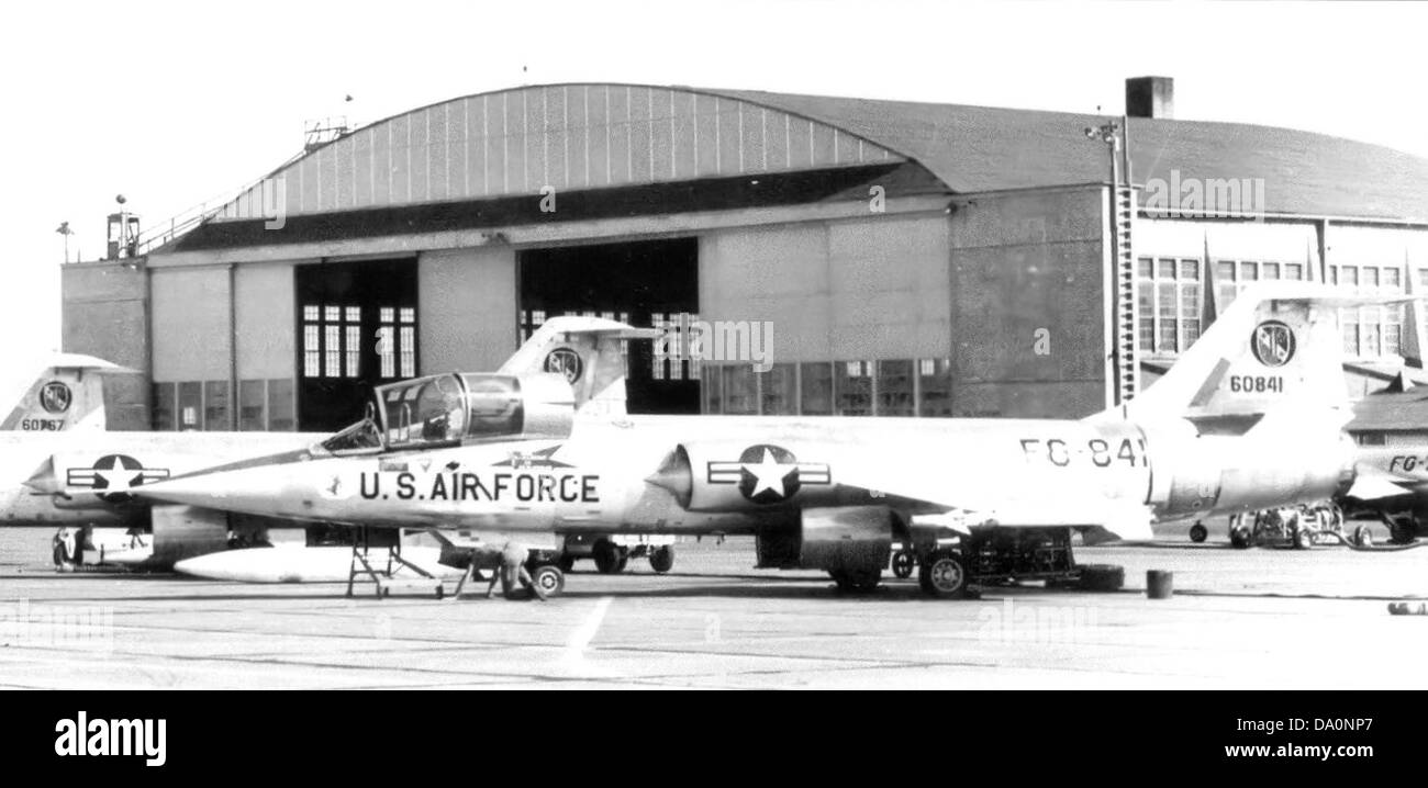 The F-104 Starfighter, serial number 56-841, was used by the 538th ...