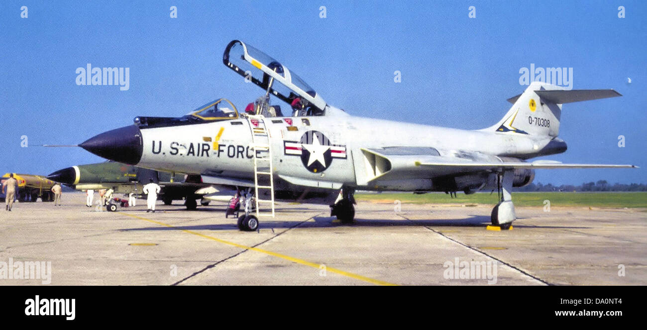 The F-101B Voodoo, serial number 57-308, was operated by the 59th ...
