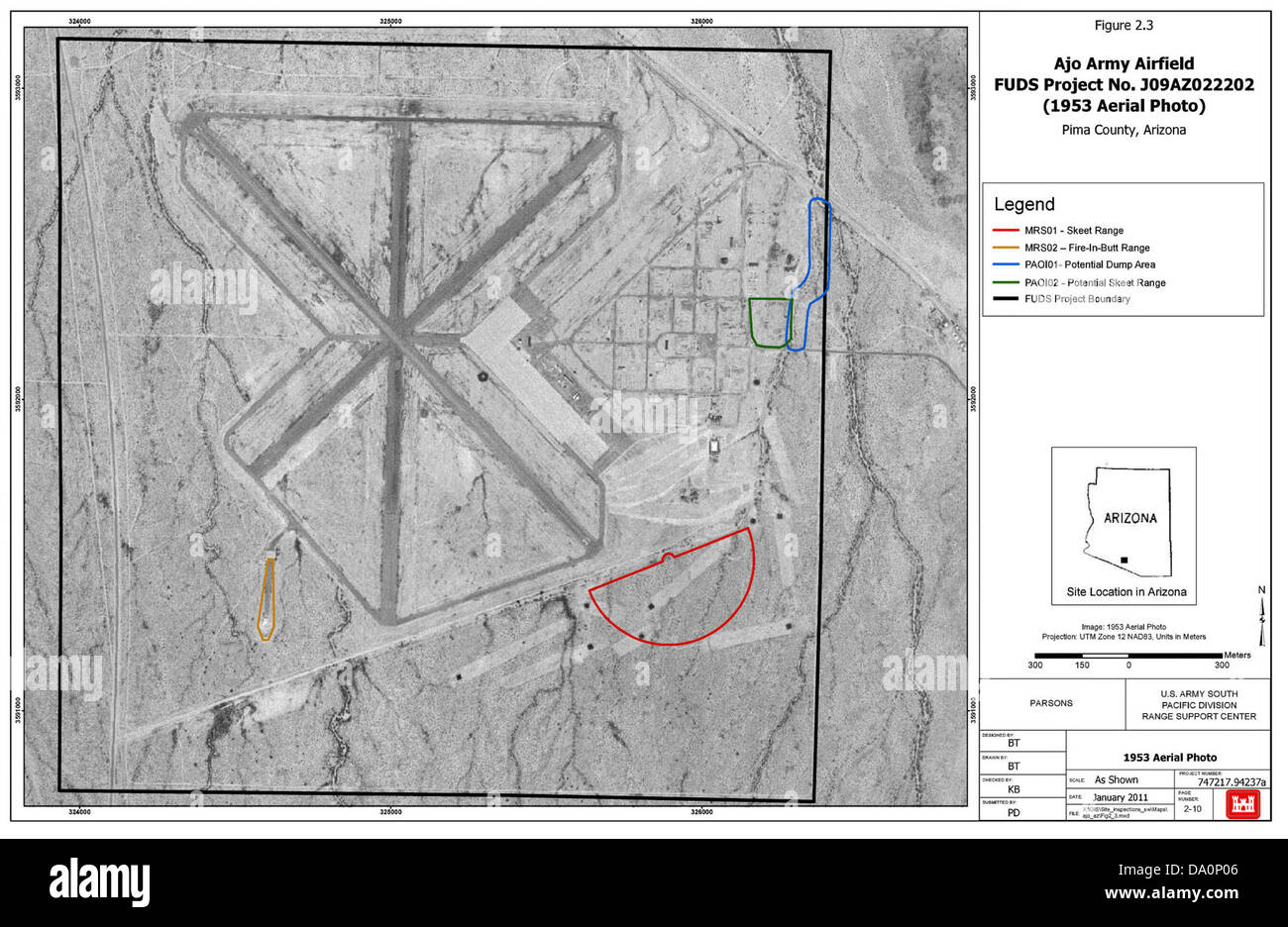 Ajo Air Force Auxiliary Field (AAF), established in 1953, was utilized ...