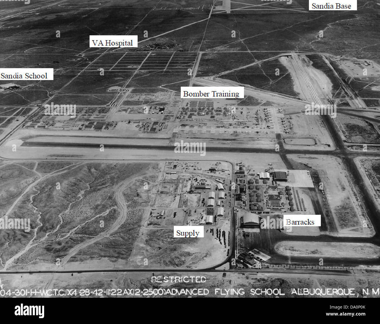 Albuquerque AAB 28 April 1942 Stock Photo - Alamy