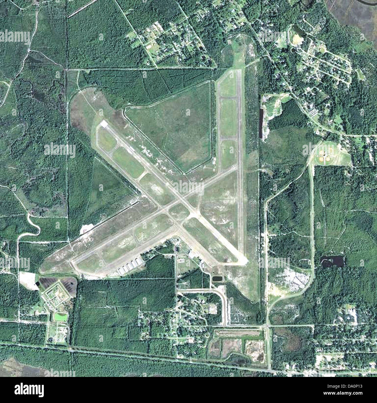 Apalachicola Regional Airport in Florida was mapped by the USGS in 2006 ...