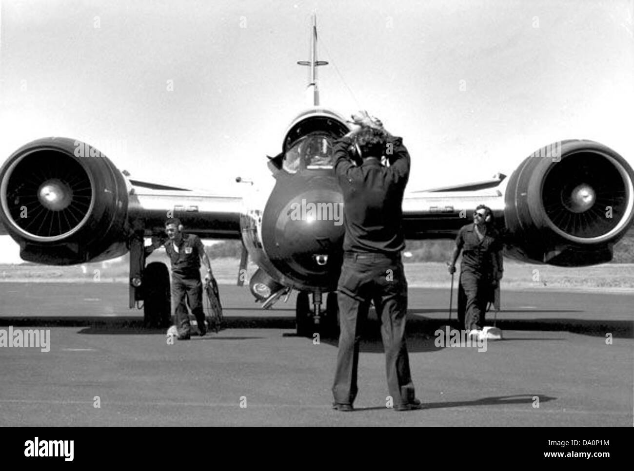 The AWS RB-57F is a high-altitude reconnaissance aircraft used for ...