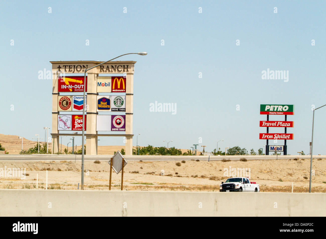 California freeway rest stop hi-res stock photography and images - Alamy