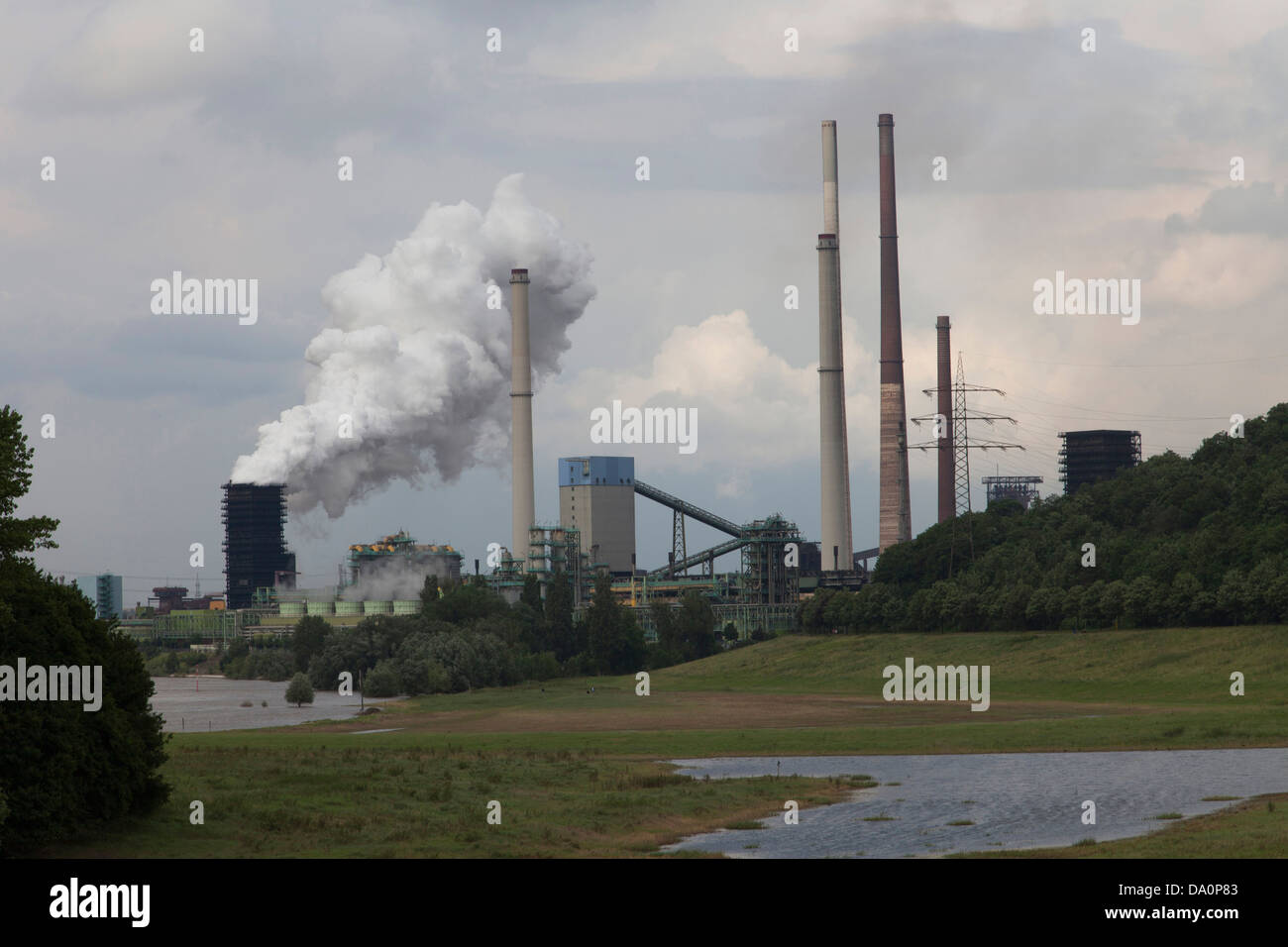 Dinslaken, power plant Stock Photo - Alamy