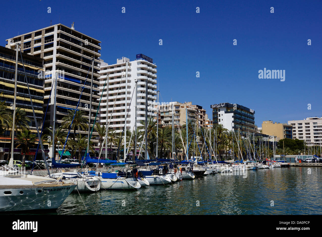 yacht harbor, avinguda gabriel roca, palma de mallorca, mallorca, spain ...