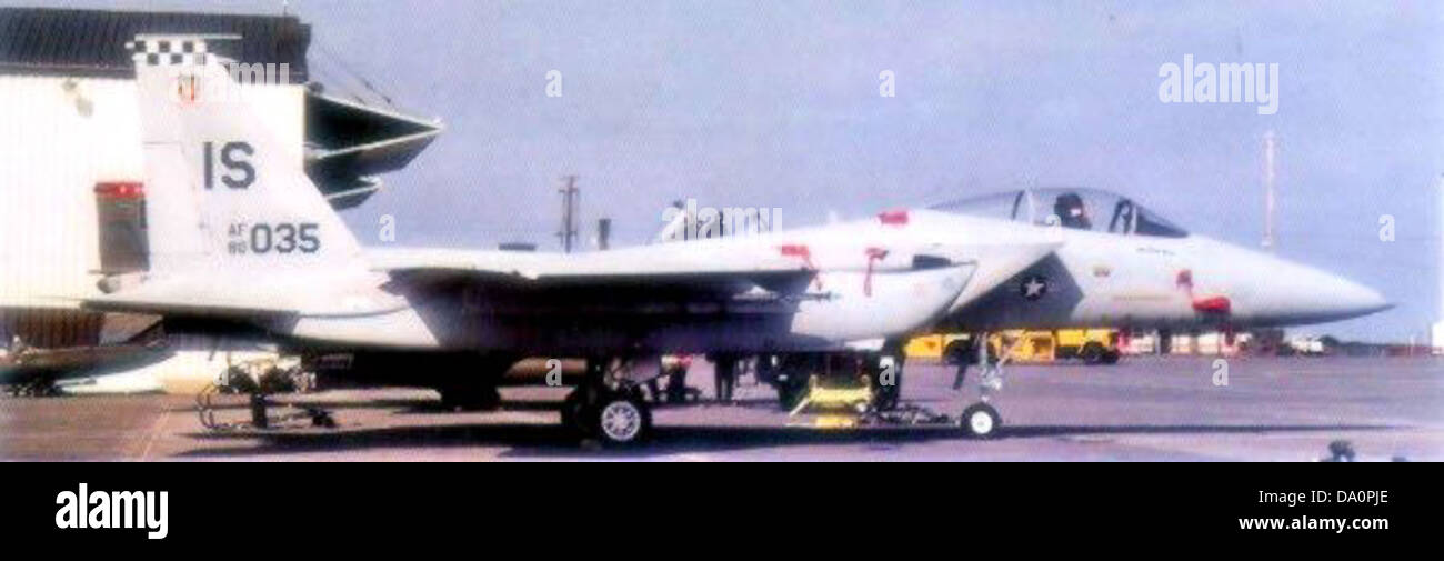 The 57th Fighter Interceptor Squadron (FIS) operated the F-15C Eagle at ...