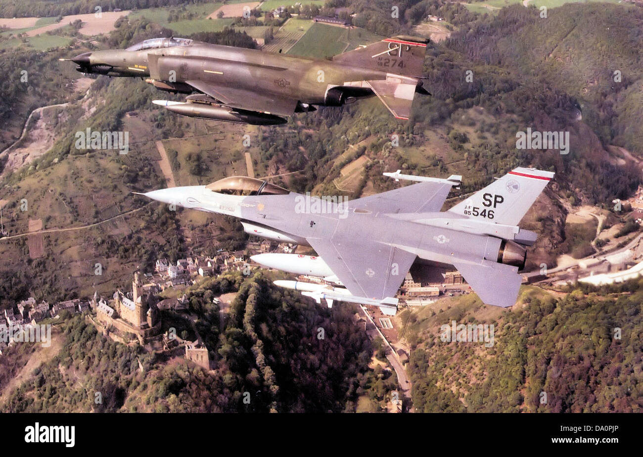 The 52nd Tactical Fighter Wing at Spangdahlem Air Base in West Germany ...