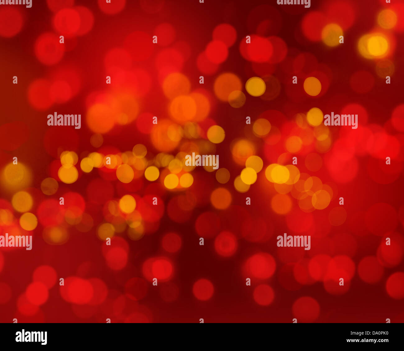 Christmas background of red and gold bokeh lights Stock Photo - Alamy