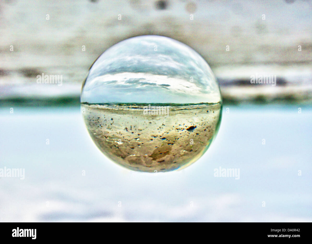 floating glass sphere bubble Stock Photo - Alamy