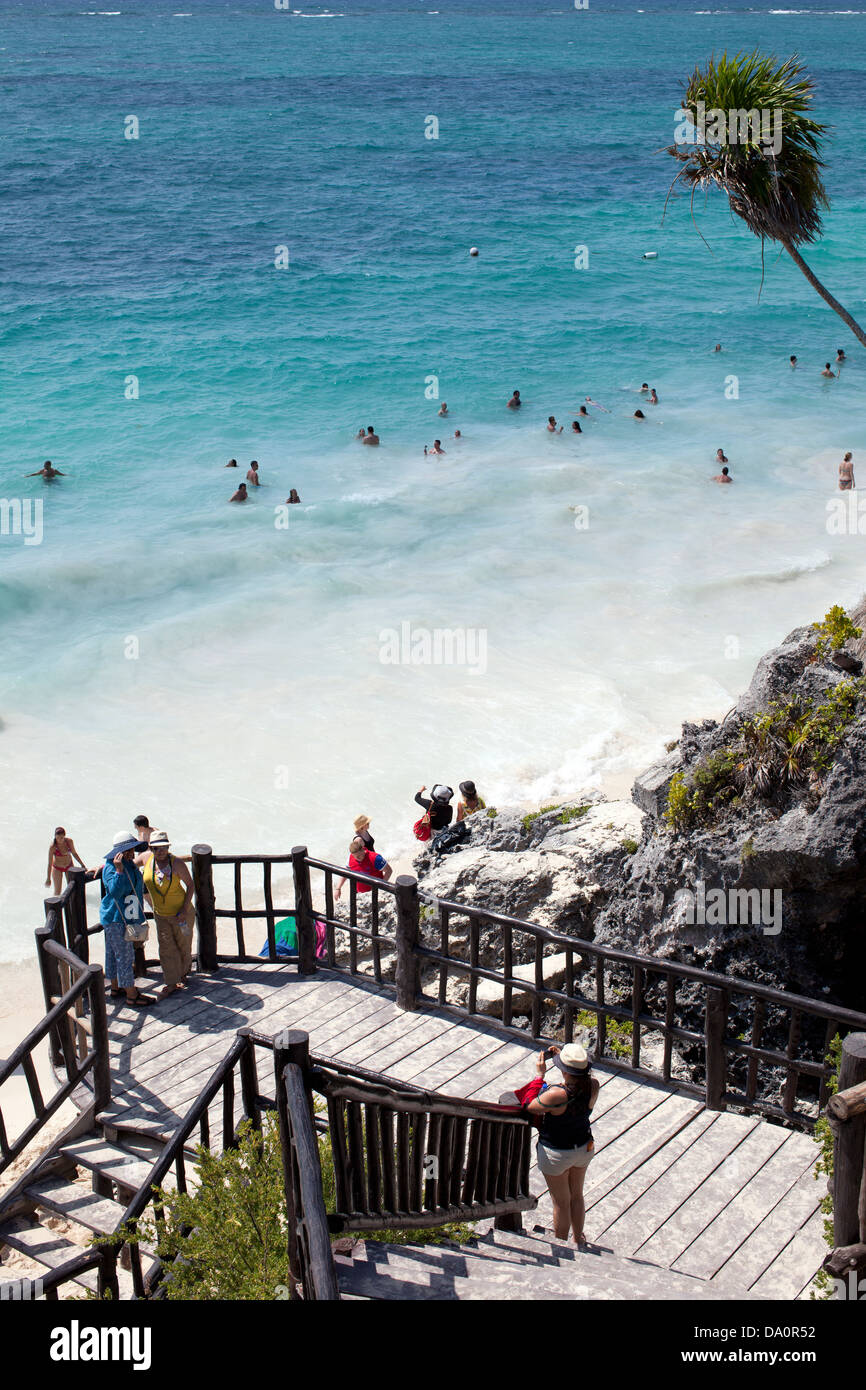 Playa ruinas tulum hi-res stock photography and images - Alamy