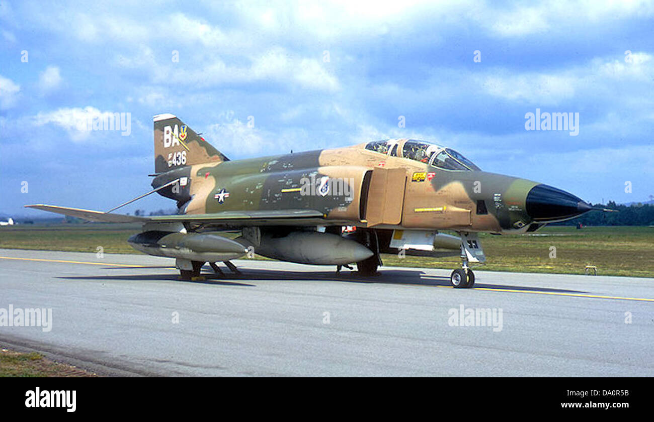 The McDonnell Douglas RF-4C Phantom, serial number 67-0436, used by the ...