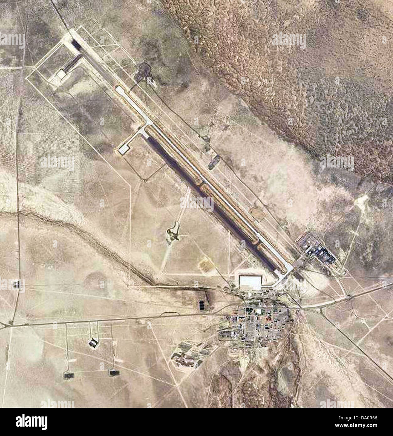 Michael Army Airfield in 2006, as shown on a USGS map, reflects its ...